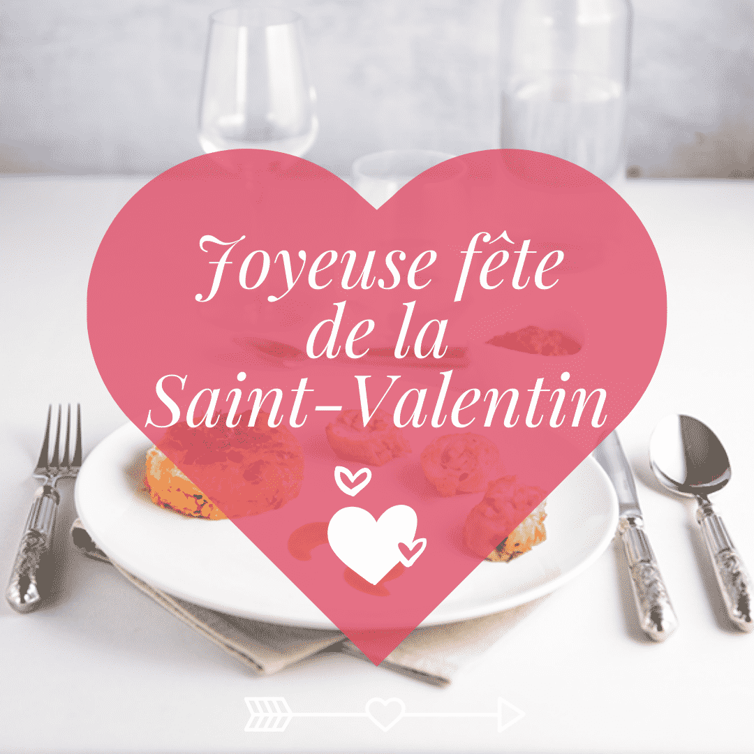 Idée repas pour la Saint-Valentin - Lapin et Papilles